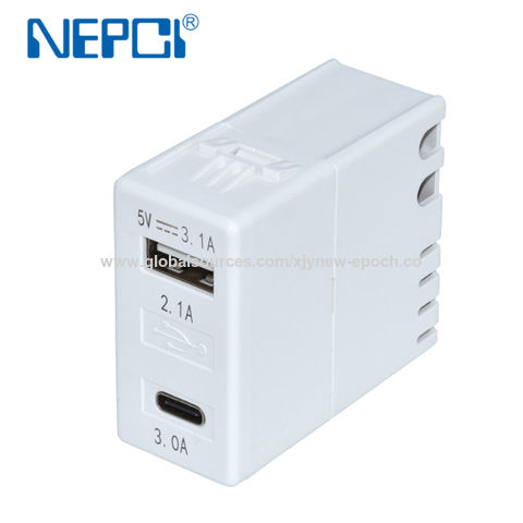 Buy China Wholesale Israel Standard Multi-ports Usb Charger Module 5v/3 ...