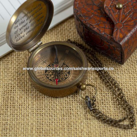 Buy Wholesale India Solid Brass Directional Magnetic Compass & Magnetic ...