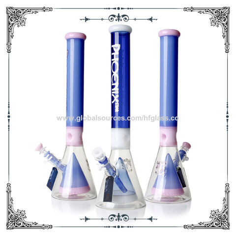 Buy Wholesale China High Level Milk Blue 18 Inches Beaker Glass Bongs ...
