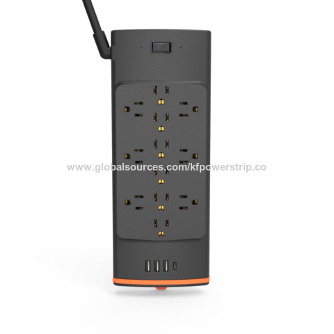 Buy Wholesale China Usb C Power Strip 12 Outlet Electrical Socket ...