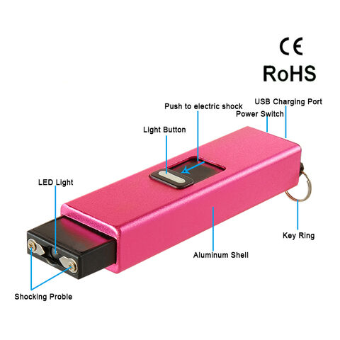 Buy Wholesale China Mini Stun Gun Compact Stun Gun Flashlight Electric ...