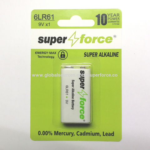 Buy Wholesale China Super Alkaline Batteries 6lr61 9v Size & Alkaline ...