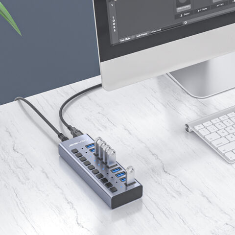 Buy Wholesale China Usb 3.0 Hub With 10 Ports Usb 3.0 Ports For Data ...