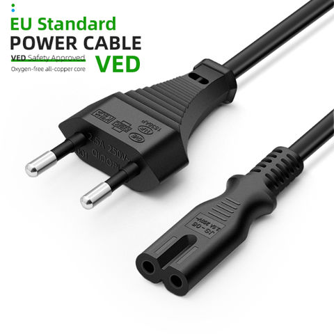 Buy Wholesale China Vde Certified European Standard 2pin Power Cable ...