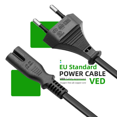 Buy Wholesale China Pure Copper Iec C7 C8 To Eu Power Cable For Samsung ...
