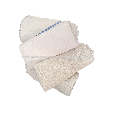 Buy Wholesale China Industrial Used Sewing White Little Square Towel ...