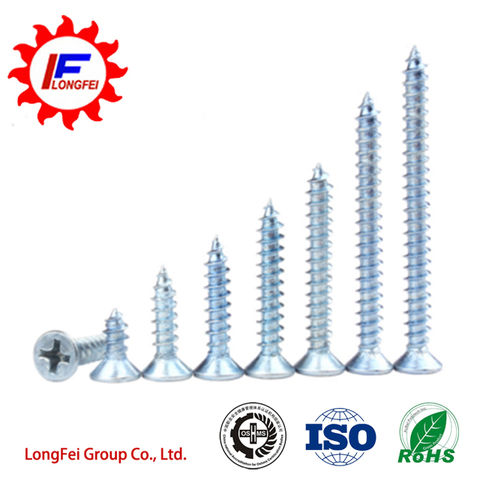 Buy Wholesale China Blue Zinc Phillips Flat/cs Head Tapping Screw M2 M2 ...