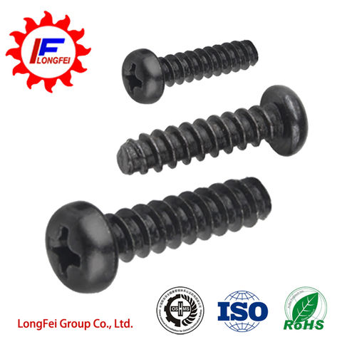 Buy Wholesale China Black Phillips Round Head Tapping Screw M2 M2.6 ...