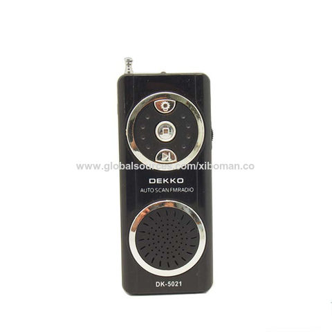 Buy Wholesale China Mini Slim Fm Pocket Radio Dk-5021 & Portable Radio ...