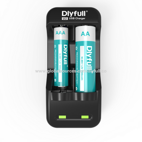 Buy Wholesale China Dlyfull Mini Usb Battery Charger For Aa Aaa 1.2v Ni ...