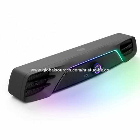 Buy Wholesale China Rgb Led Bluetooth Speaker Soundbar Speaker 2*5 Watt ...