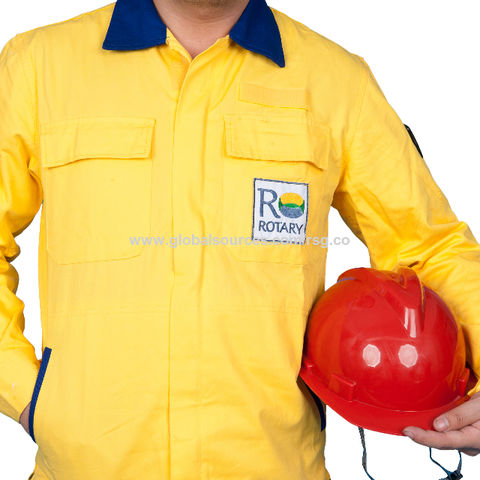 Buy Wholesale China 100% Cotton Match Color Durable Safety Uniform ...