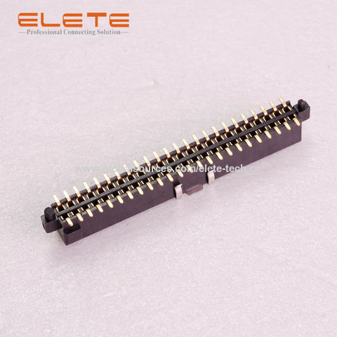 Female Header Smd, 1.27mm Pitch Smt Connector With Locating Post - Buy ...