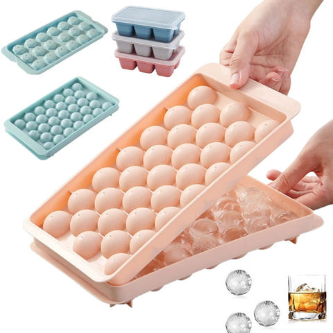 Buy Wholesale China Kitchen Plastic Molds Ice Tray Round Ice Molds Home ...
