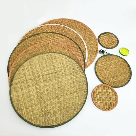 Buy Wholesale China Corn Straw Round/oval Rattan Dining Table Mats ...