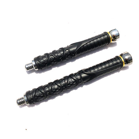 Buy Wholesale China Rubber Handle Police Telescopic Steel Batons With ...