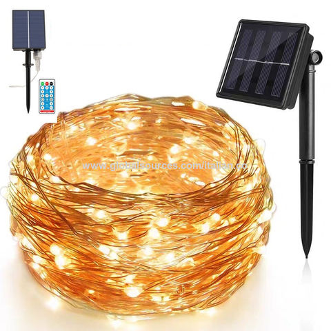 Buy Wholesale China Outdoor Waterproof Copper Wire Lamp String & Solar ...
