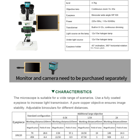 Buy Wholesale China Stereo Microscope Trinocular Version Can Be ...