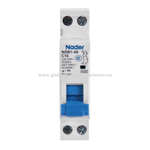 Buy China Wholesale Circuit Breakers, Ndb1-40c 16a 1p+n Miniature Circuit Breaker Industrial ...