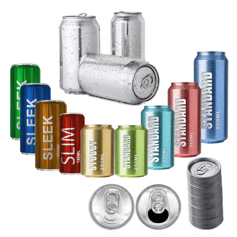 Buy Wholesale China Beverage Cans Aluminum Beverage Cans With Easy Open Ends For 200ml 250ml ...