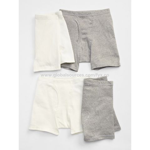 Buy Wholesale China Basic Kids Boy Solid Boxer Briefs Boy's Trunk Comfy ...