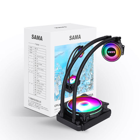 Buy Wholesale China Sama Pc 120mm Radiator Liquid Aio Cpu Cooler Gpu ...