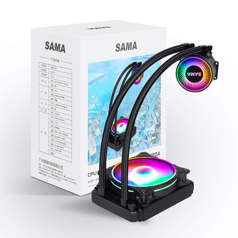 Buy Wholesale China Sama 12cm Aio Cpu Cooler Radiator Copper Water ...