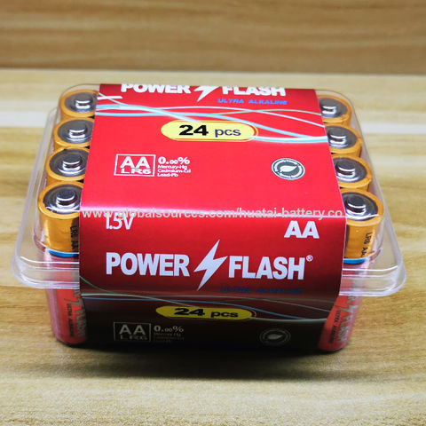 Buy Wholesale China Hibar Ultra Alkaline Battery Lr6 Aa Size 24pcs In ...