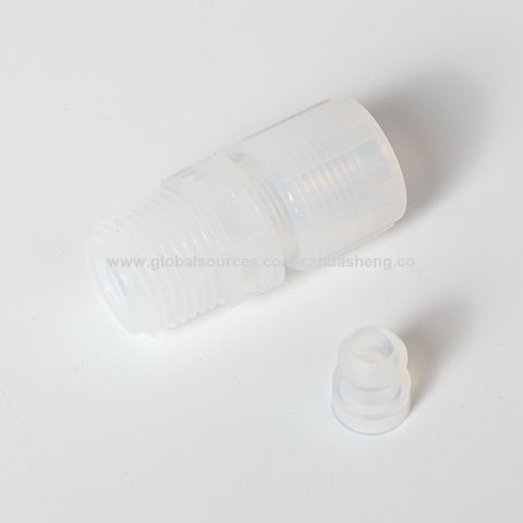 Buy Wholesale China Pfa Fitting Male Connector Bore Through Sleeve ...