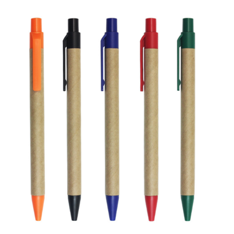 Buy Wholesale China Oem Hot Sale Ballpoint Pens, Retractable Eco Kraft ...