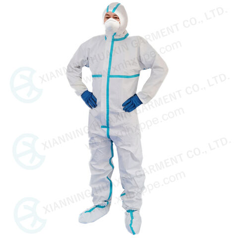Disposable Protective Coverall Category 3 Protection Suit Ppe Safety ...