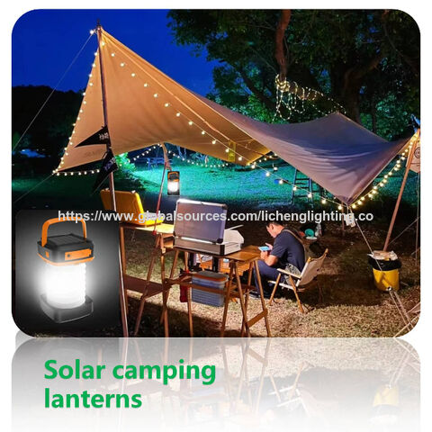 Buy Wholesale China Rechargeable Solar Camping Lantern 2-in-1 Camping ...
