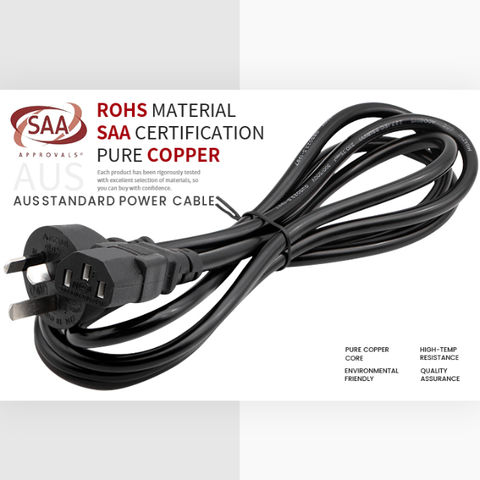 Buy Wholesale China Australian Power Extension Cord Molded Au 3pin Ac ...