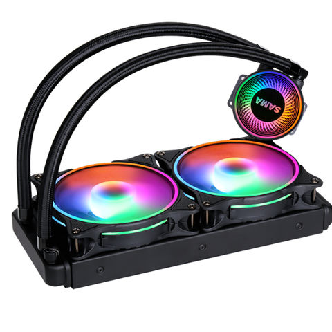 Buy Wholesale China Sama 240mm Radiator Rainbow Pc Para Cpu Rgb Liquid ...