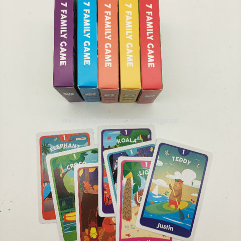 Buy Wholesale China Customized Card Game - French Traditional 7 Family ...