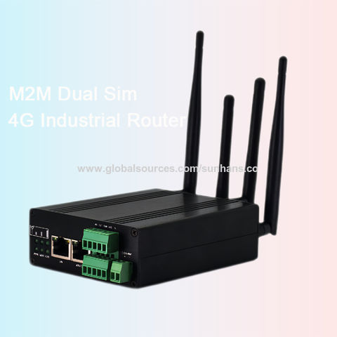 Buy Wholesale China 4g Lte M2m Router Dual Card Dual Standby Industrial Router Supports Two Sim ...