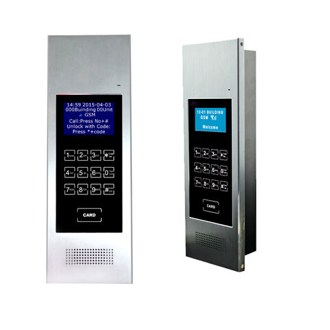 Buy Wholesale China Gsm Access Control Intercom, Waterproof, Vertical Style For Access Control ...