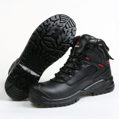 Buy Wholesale China Middle Cut Genuine Leather Safety Shoes Anti Hit ...