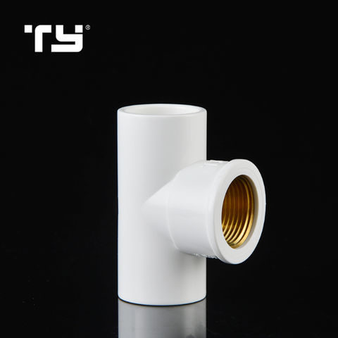 Buy Wholesale China Schedule 40 Pvc-u Pvc Tee Fitting Female Brass Tee ...