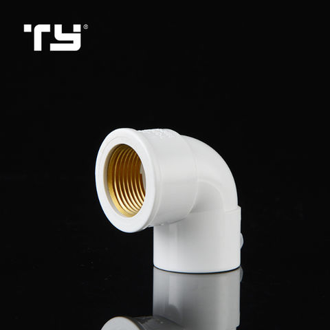 Buy Wholesale China Schedule 40 Pvc-u Pvc Female Thread Brass Elbow ...