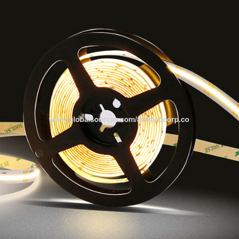 Buy Wholesale China Led Strip Light Cob 6500k 24v 5m/roll Dimmable ...