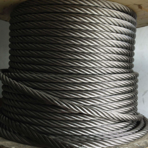 Buy Wholesale China Smooth Coated Hoist Wire Rope 6*37+fc Hemp Core 6 ...