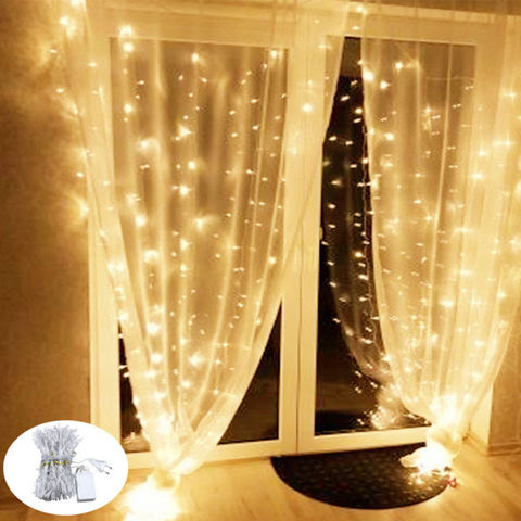 Buy Wholesale China 320l Led Curtain Lights 3*3meter Christmas Curtain ...