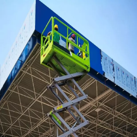 Buy Wholesale China China Aerial Work Platform 16 M Hydraulic Scissor ...