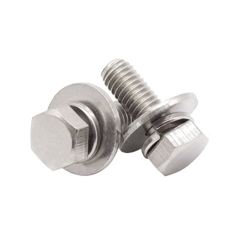 Buy Wholesale China Full Thread Hex Combination Bolts Stainless Steel ...