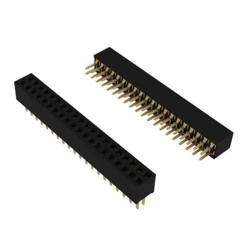 Buy Wholesale China Female Header Connector Pitch 1.27mm 2x20p Optinal ...