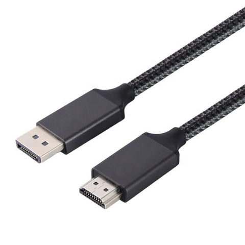 Hdmi To Dp Hdmi Cable 2.1 8k Male To Male Pvc Dp 1.4 To Video Cable ...