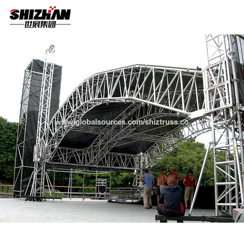 Customized Space Truss Structure System Event Lighting Spigot Dj Truss ...