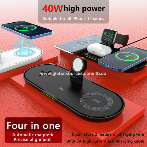 Buy Wholesale China 40w 4 In 1 Magnetic Wireless Charger For Phone ...