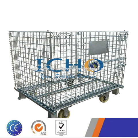 Buy Wholesale China Heavy Duty Steel High Capacity Warehouse Mesh Box ...
